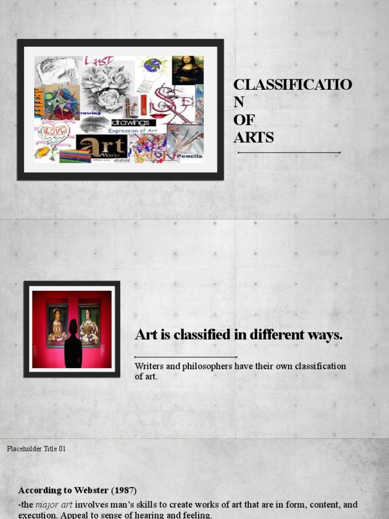 Art Classification for Students | PDF | Fine Art | Paintings