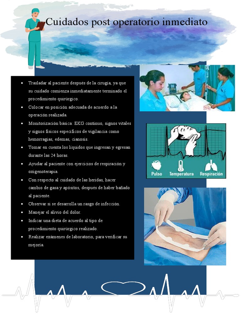 Cuidados Post Operatorio Inmediato | PDF