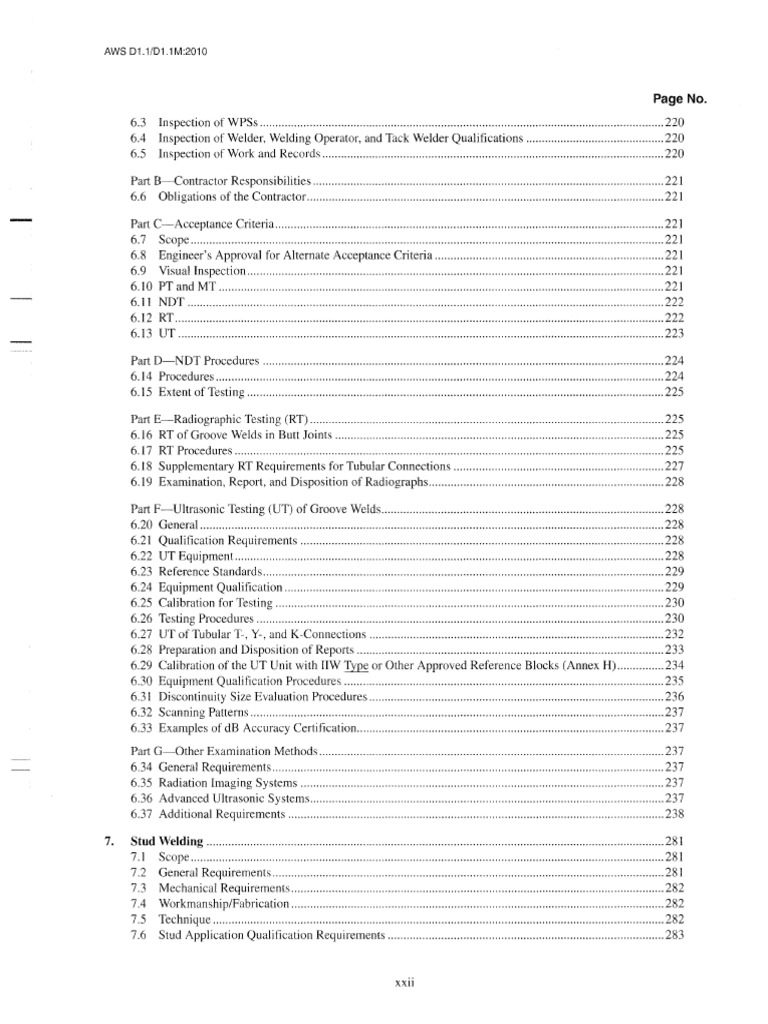 Aws D1.1 D1.1M-2010 - Structural Welding Code-Steel-23 | PDF