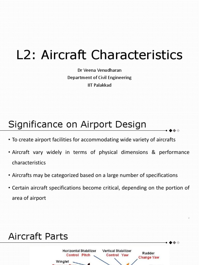 02 - Aircraft Characteristics | PDF | Flight Dynamics (Fixed Wing ...