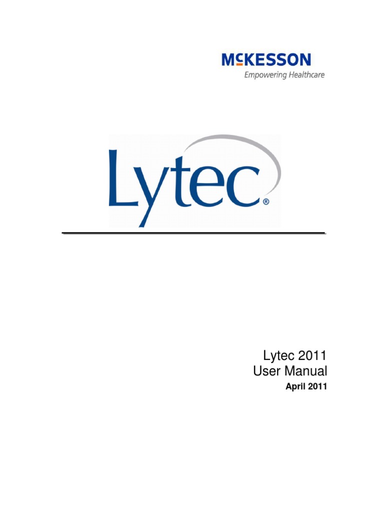 Lytec 2011 User Manual: April 2011 | PDF | License | Business