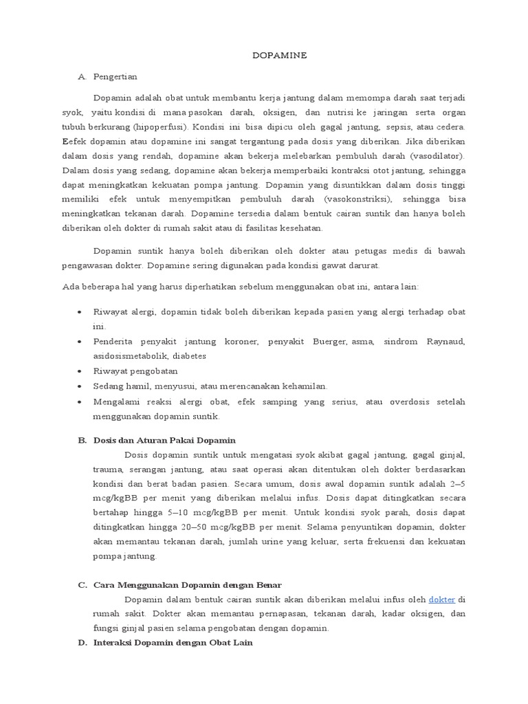 Dopamin | PDF