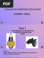 Deck Watchkeeping - Basic Principles | PDF | Navigation | Shipping
