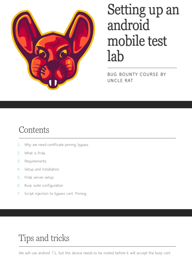 Mobile Android Lab Setup v1.1 | PDF | Android (Operating System) | Installation (Computer Programs)