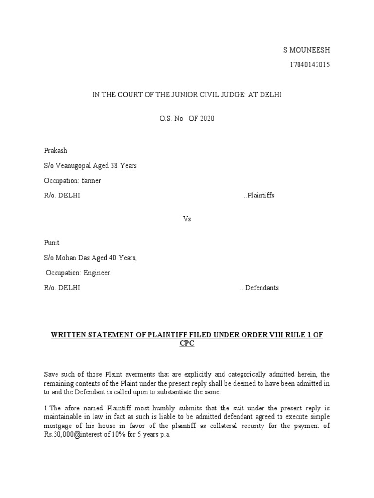 DPC Assignment 1 | PDF | Lawsuit | Public Law