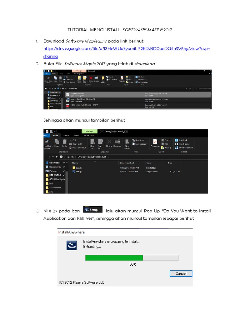 Panduan Instalasi Maple 2017 | PDF | Karier & Perkembangan | Seni
