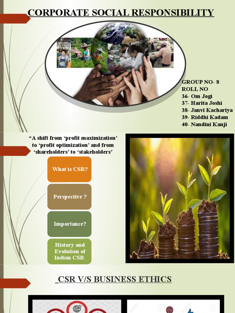 Esr CSR - PPT (36 40) | PDF | Corporate Social Responsibility | Policy