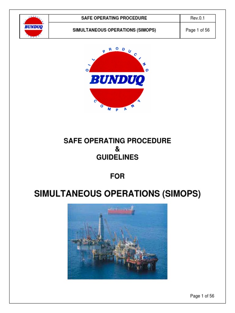 BUNDUQ-HSE-SOP-05 Simultaneous Operations (SIMOPS) | PDF | Personal ...