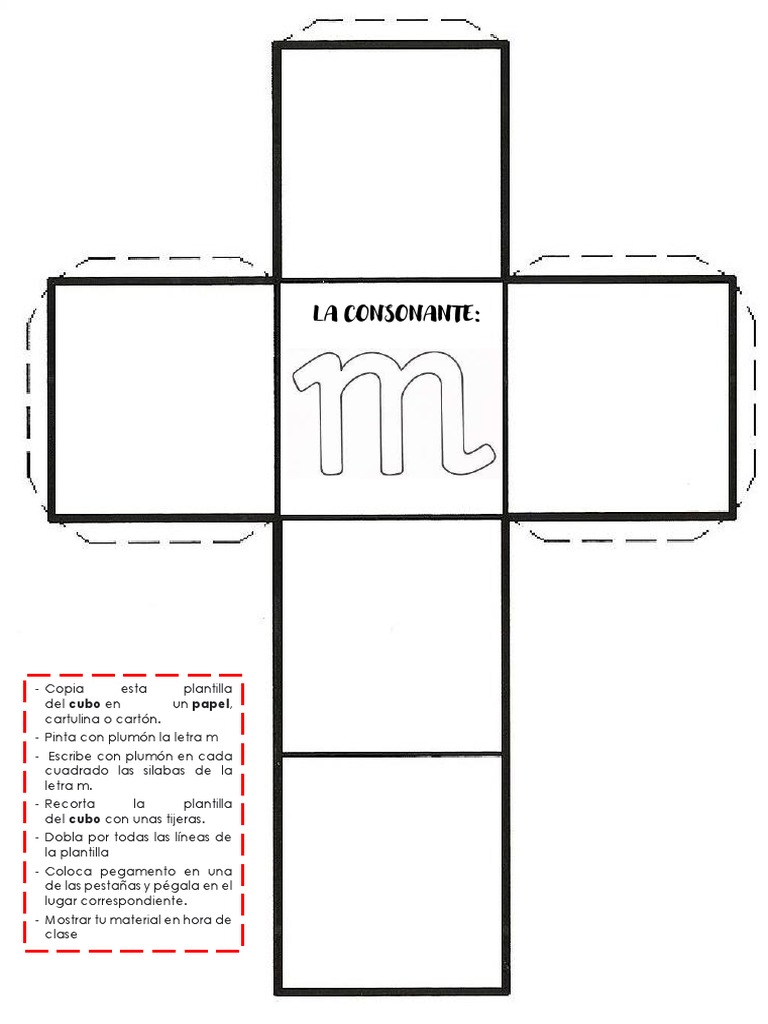 Cubo de La Consonante M | PDF