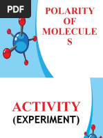 Polarity of Molecules Hand-Out | PDF | Chemical Polarity | Covalent Bond