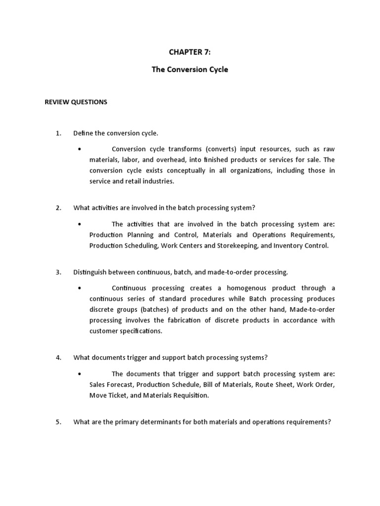 Chapter 7 Accounting Information System | Download Free PDF | Inventory ...