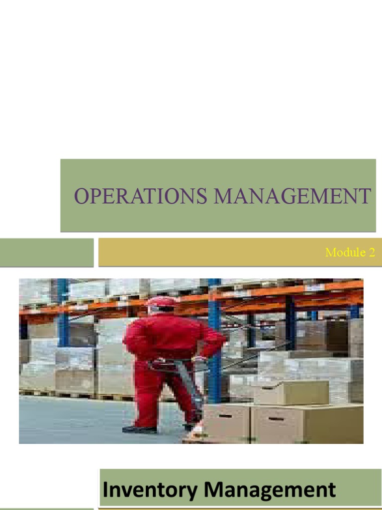 Inventory Control | PDF | Inventory | Scheduling (Production Processes)