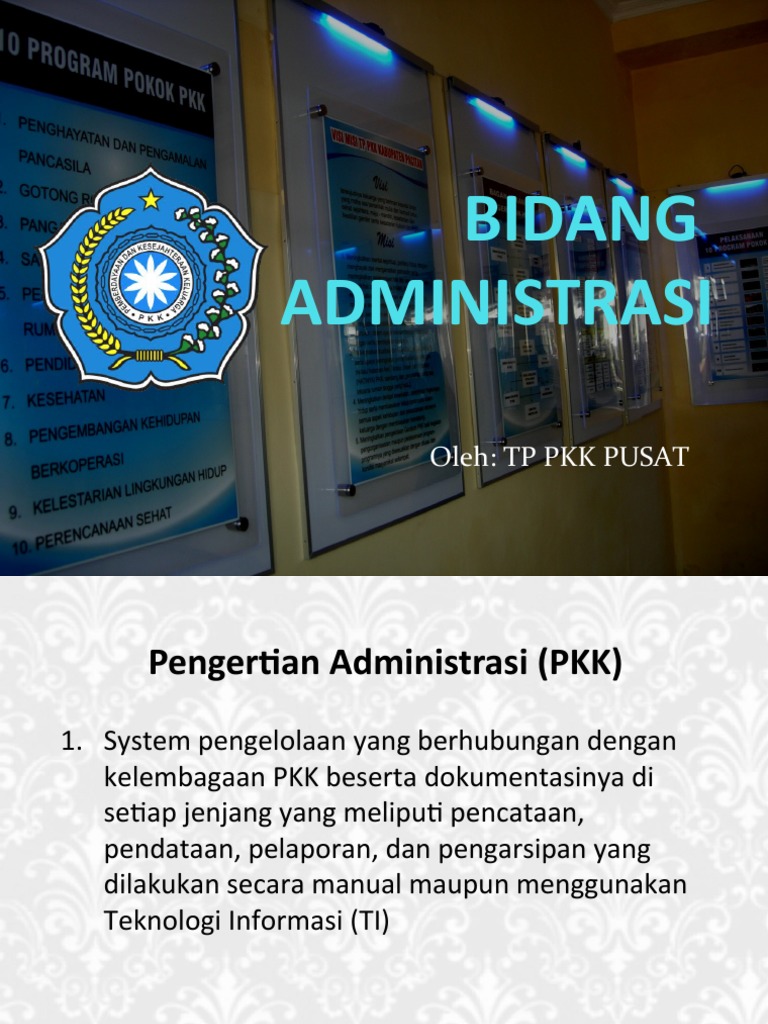 Hasil Rakonda PKK Bidang Administrasi | PDF