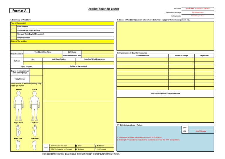 Flush Report - Template | PDF | Safety