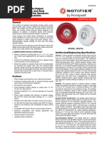 Horn-Strobes-Data-Sheet SGRLED | PDF | Light Emitting Diode | Electricity