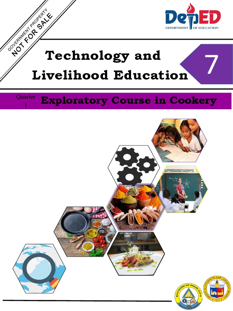 Tle-Cookery 7-Q1-M1 | PDF | Cookware And Bakeware | Kitchen Utensil