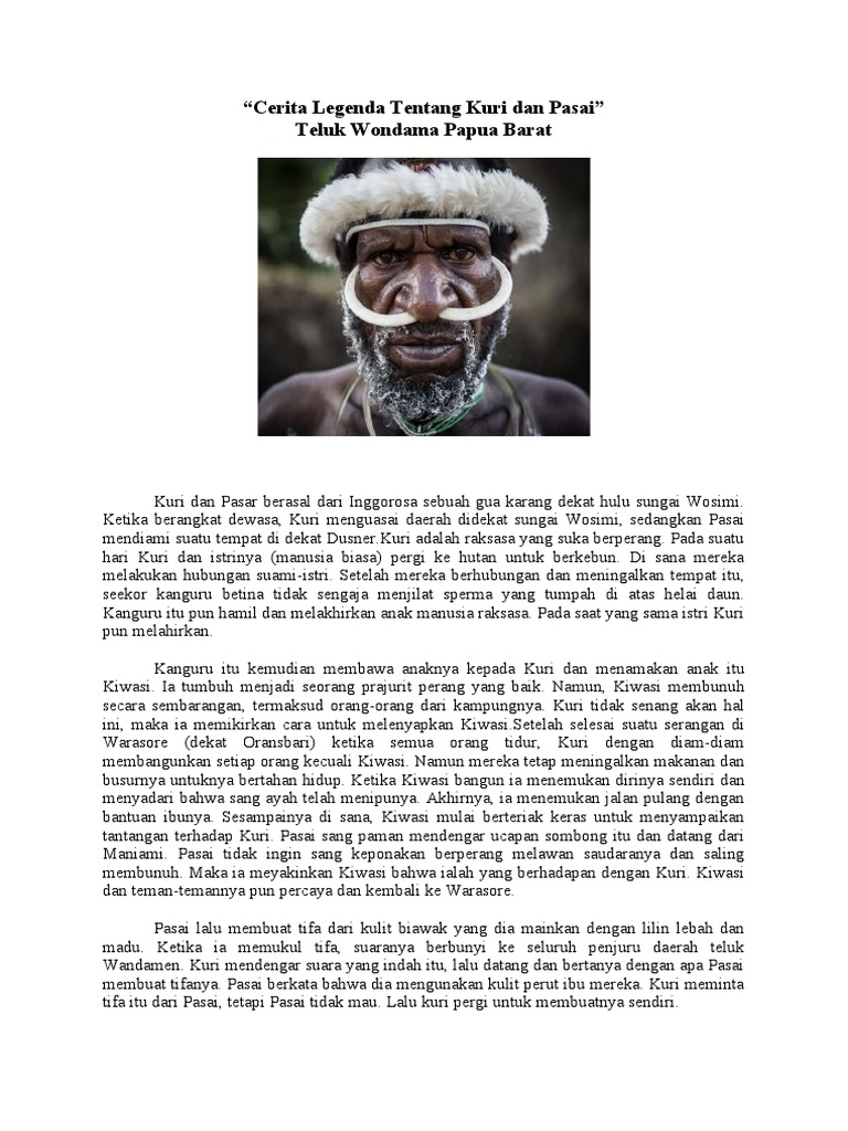 Cerita Legenda Tentang Kuri Dan Pasai | PDF