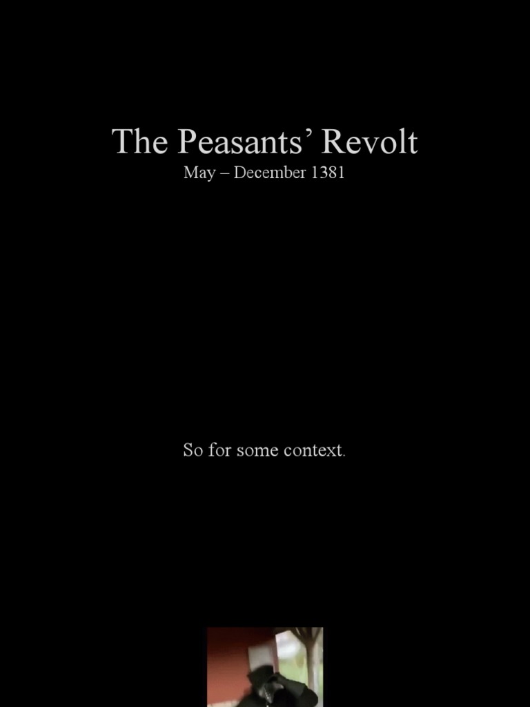 The Peasants' Revolt: May - December 1381 | PDF | Middle Ages