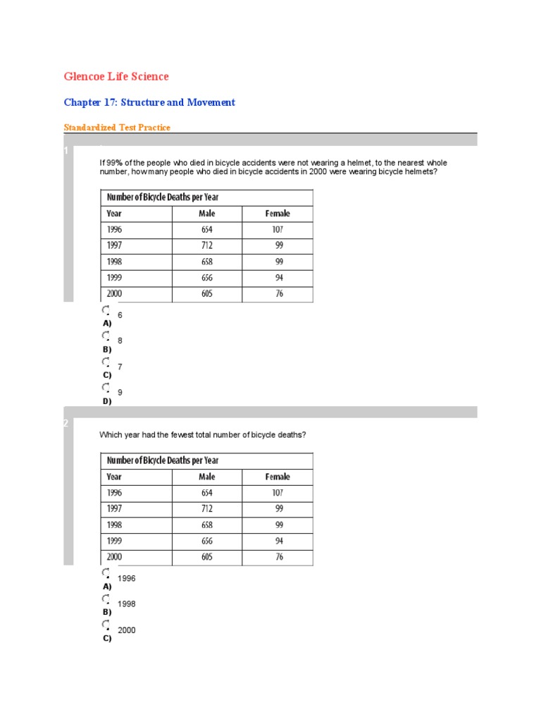 Glencoe Life Science4 | PDF | Circulatory System | Human Digestive System