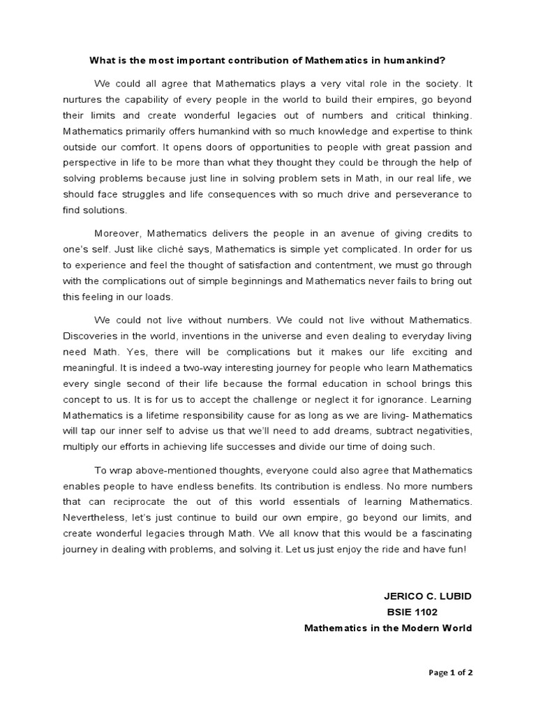 Mathematics Act. | PDF | Mathematics | Neuropsychological Assessment