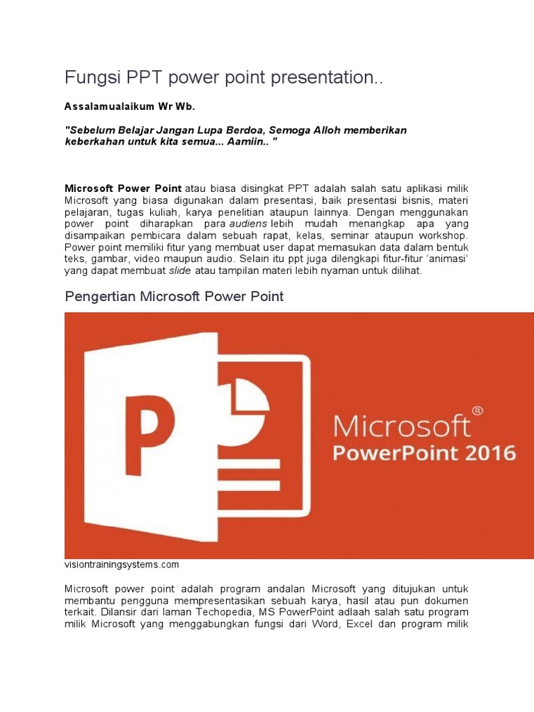 Power Points Presentasi | PDF