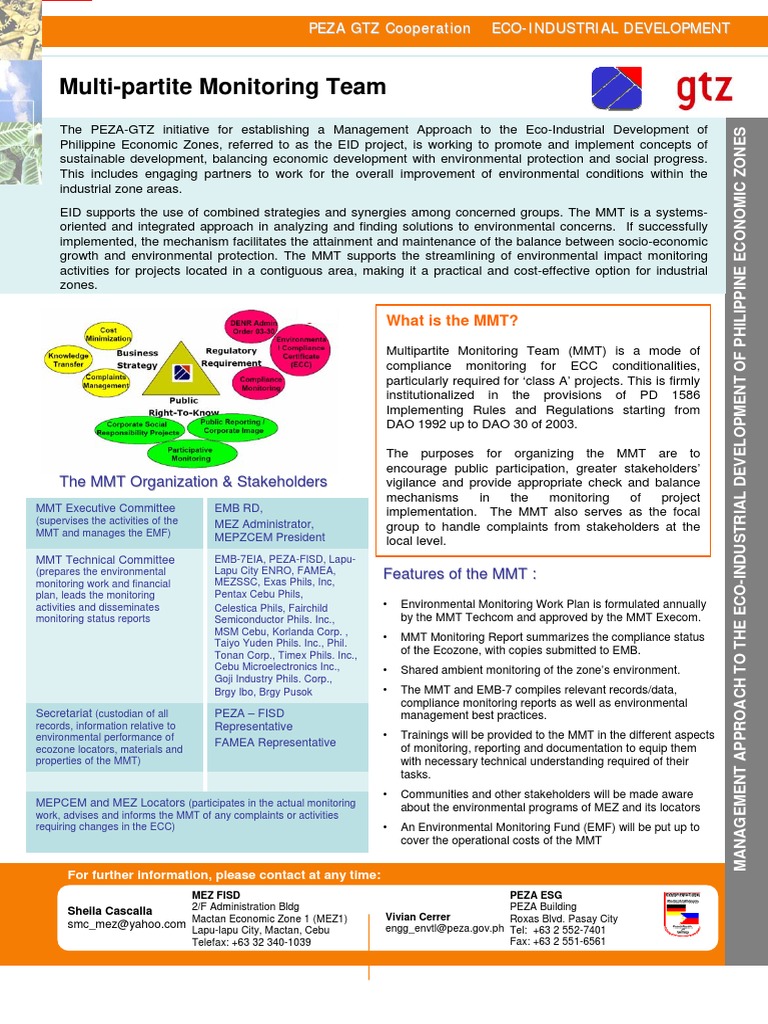 Multi-Partite Monitoring Team: The MMT Organization & Stakeholders ...