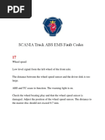Scania Fault Codes | PDF | Relay | Electromagnetism