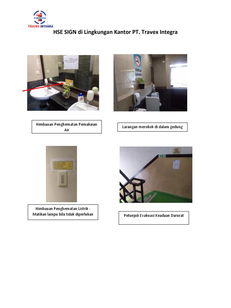 7 HSE SIGN Di Lingkungan Kantor | PDF