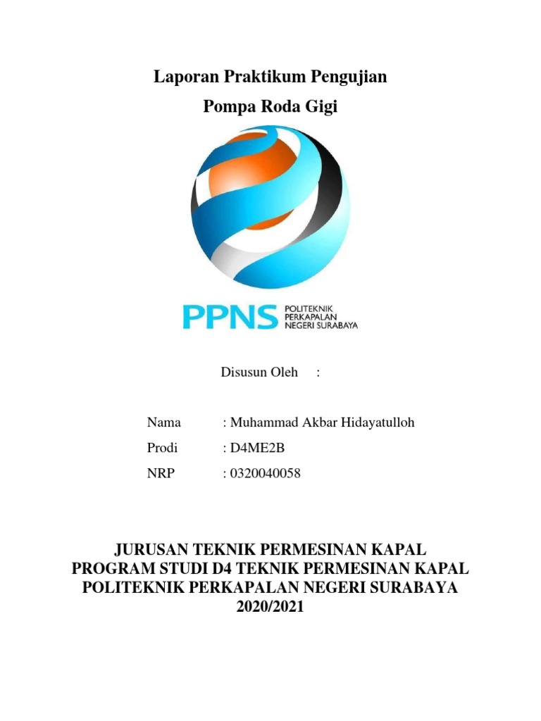 Praktikum Pengujian Pompa Roda Gigi | PDF