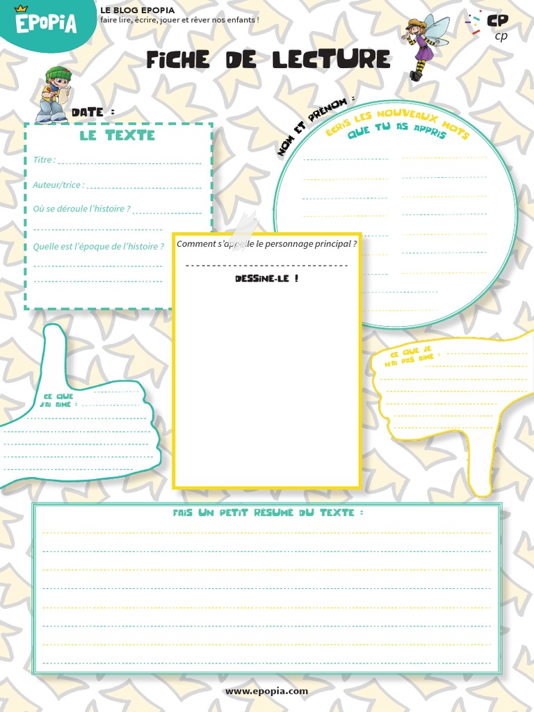 Fiche+de+Lecture CP | PDF