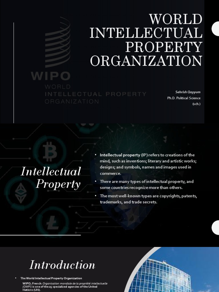 World Intellectual Property Organization | PDF | World Intellectual ...