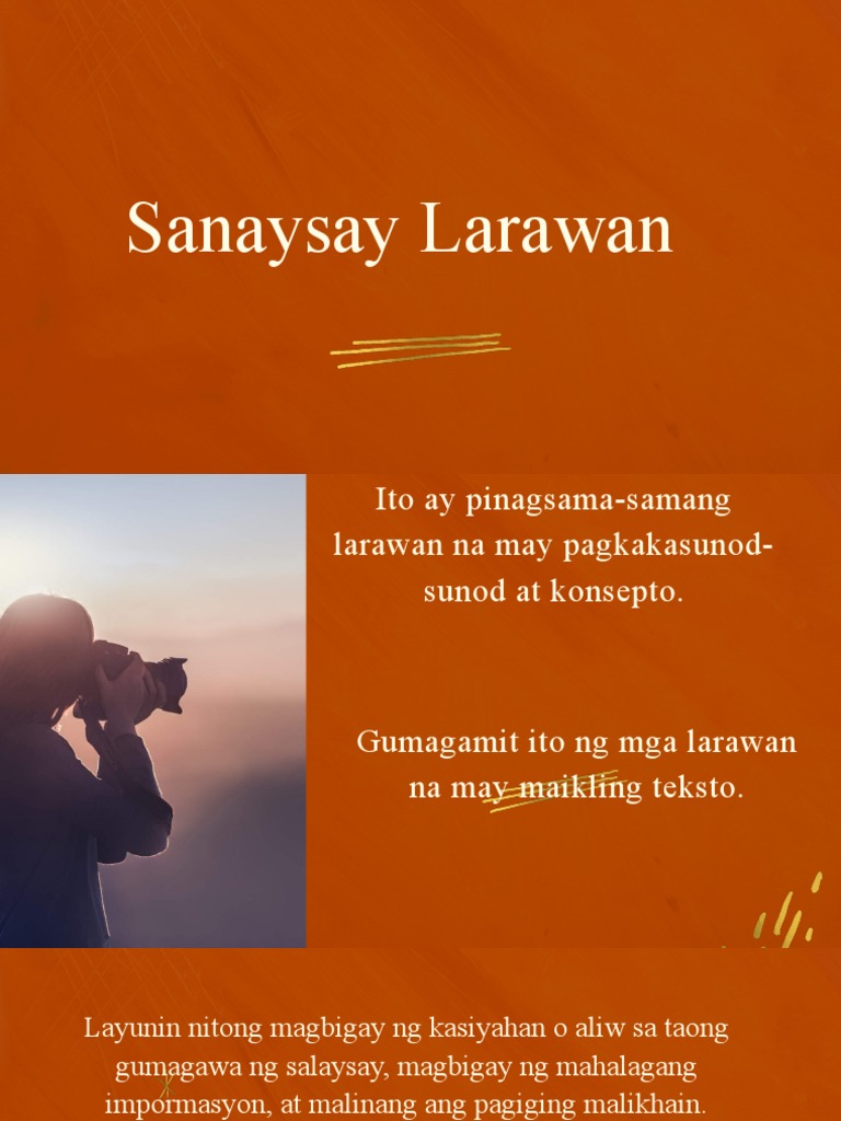 Sanaysay Larawan | PDF
