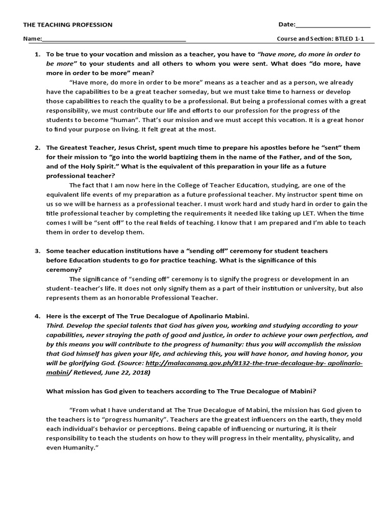Aspiring Teachers' Guide | PDF | Teachers | Educational Assessment