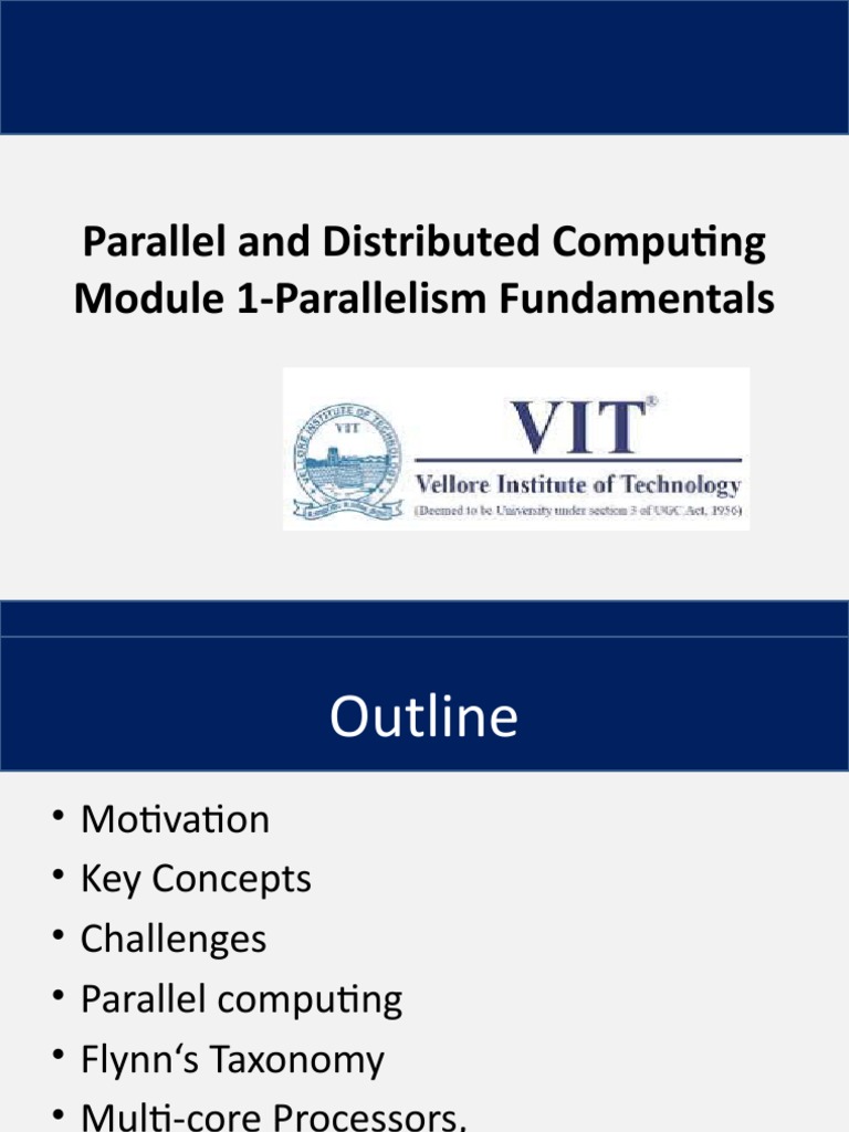 pdc1: MODULE 1: PARALLELISM FUNDAMENTALS | PDF | Parallel Computing | Cpu Cache