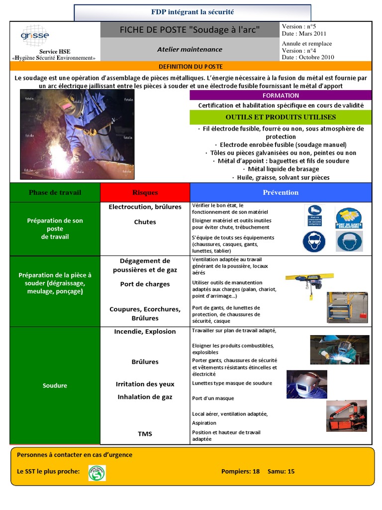 Fiche Poste 11 Chalumeau PDF Soudage Construction, 45% OFF