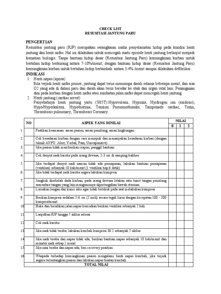 Sop RJP Inisial Air Way Manaj | PDF | Sains & Matematika