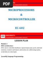 8051 Student Projects | PDF | Microcontroller | Flash Memory