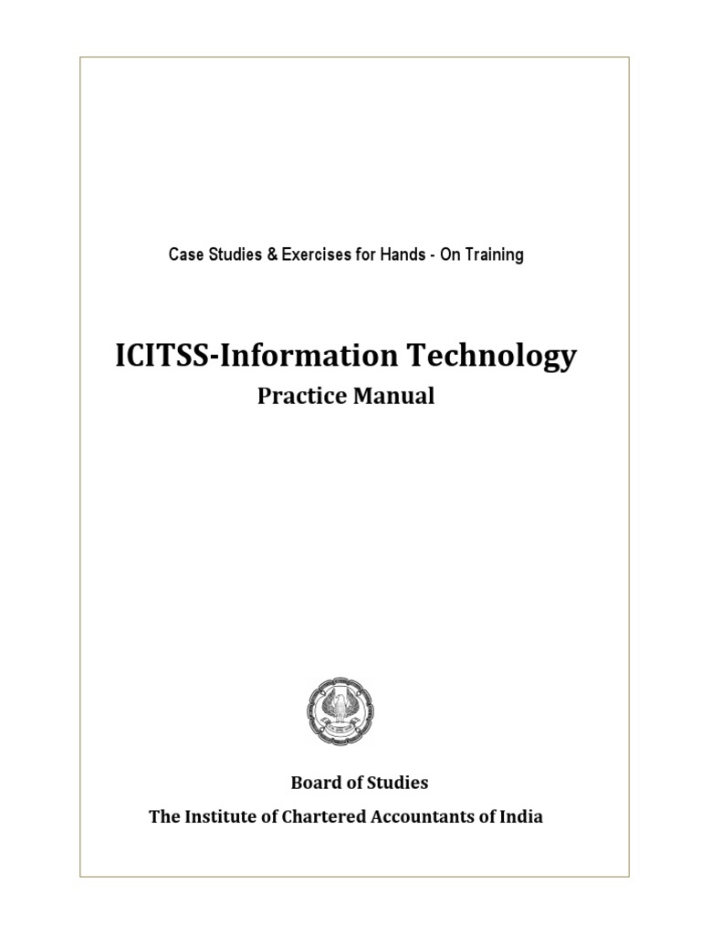 ITT Practice Manual 210805 135213 | PDF | Computer File | Computer Virus