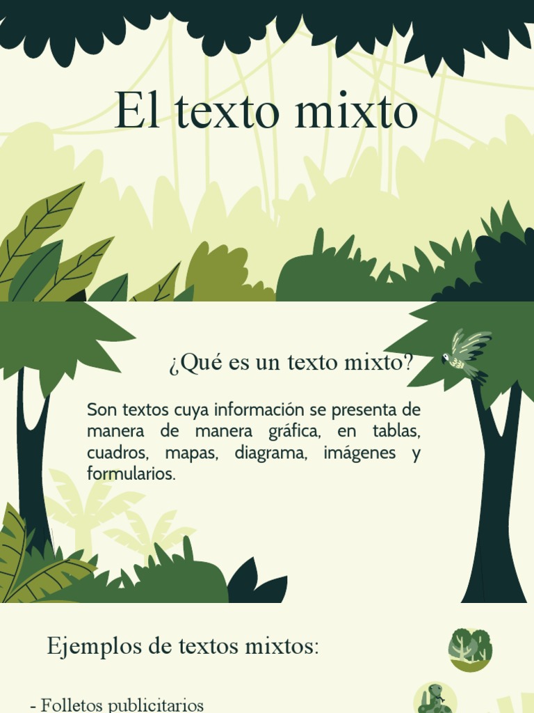 Ejemplos de Textos Mixtos Informativos | PDF | Póster | Publicidad