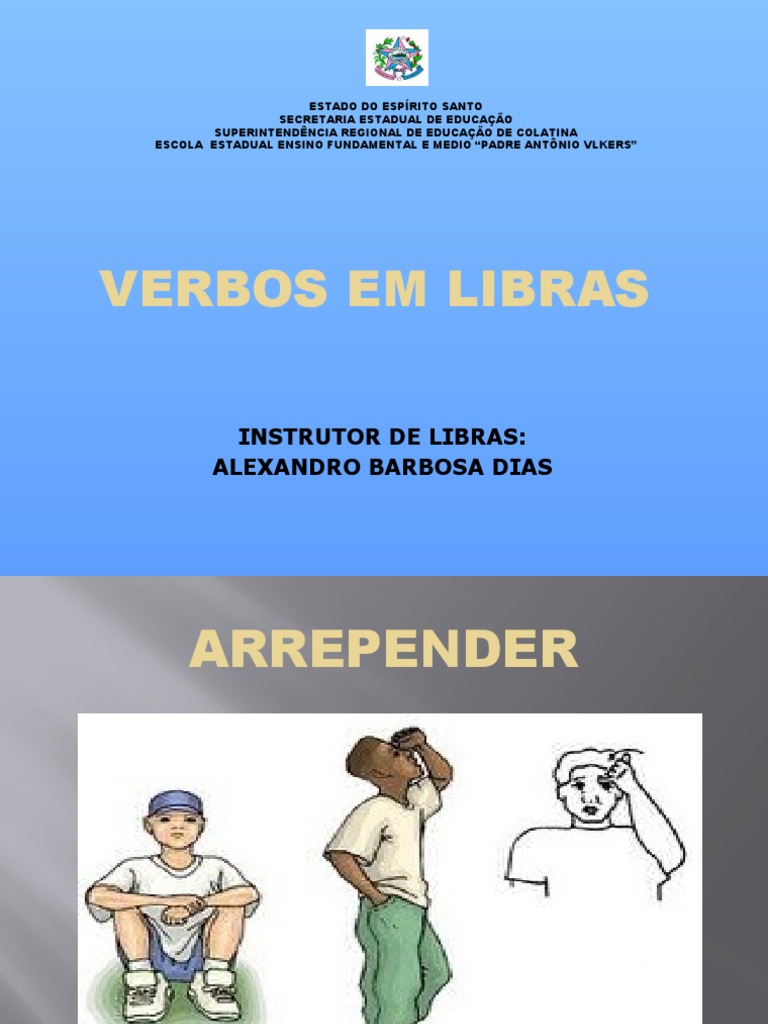 Verbos em Libras | PDF