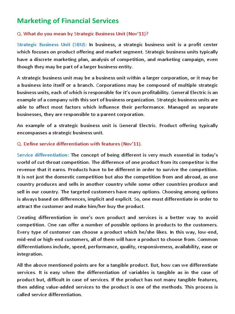 Marketing of Financial Services | PDF | Banks & Banking | Online Banking