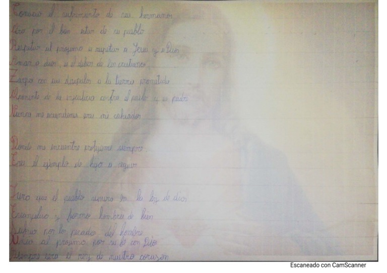 Acrostico de Corazon de Jesus 8b | PDF