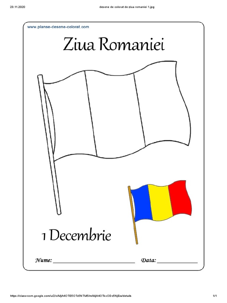 Desene de Colorat de Ziua Romaniei 1.jpg | PDF