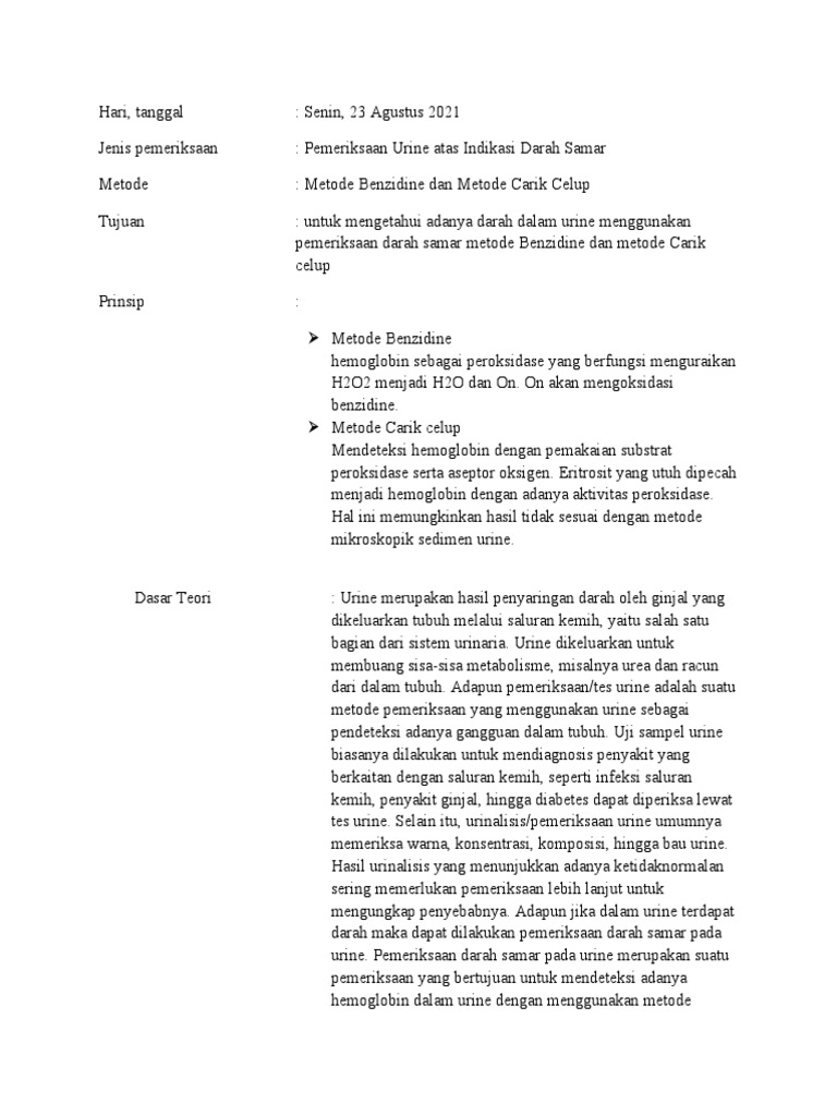 Darah Samar | PDF | Kesehatan Holistik