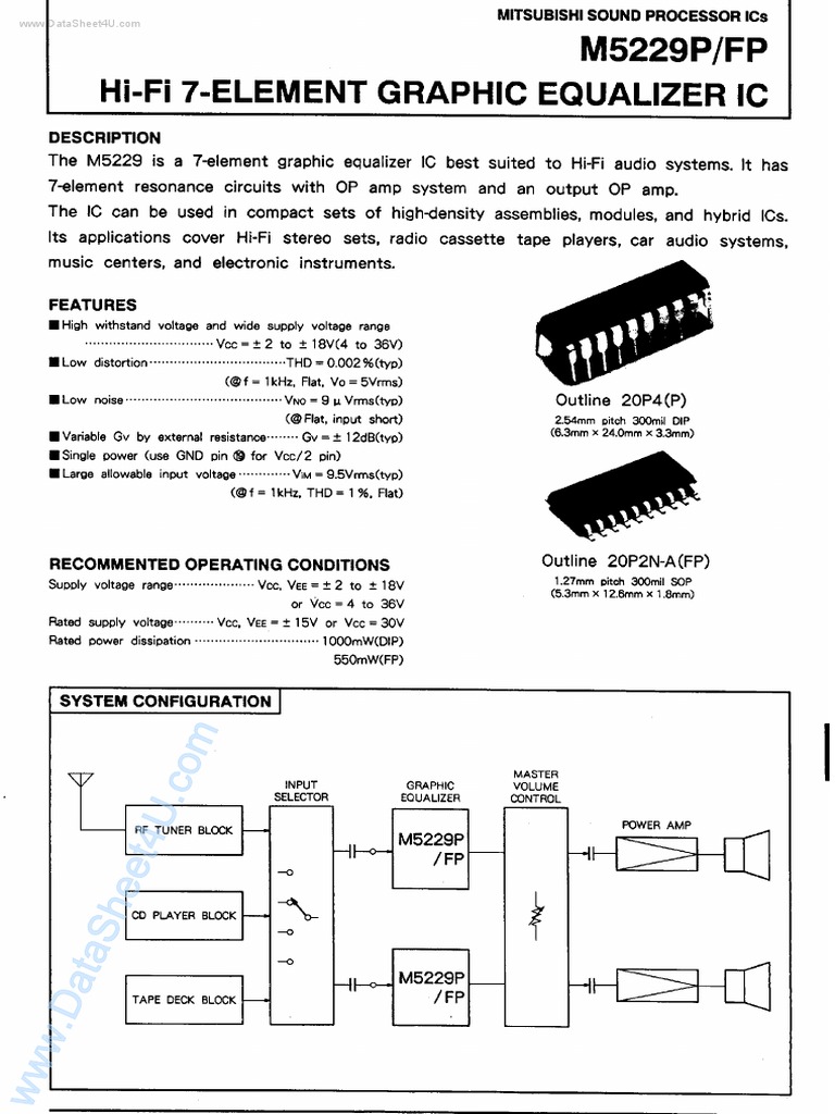 M5229P MitsubishiElectric | PDF | Computers