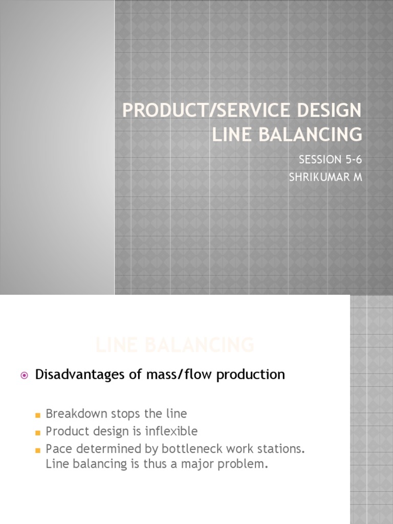 Line Balacing | PDF | Applied Mathematics