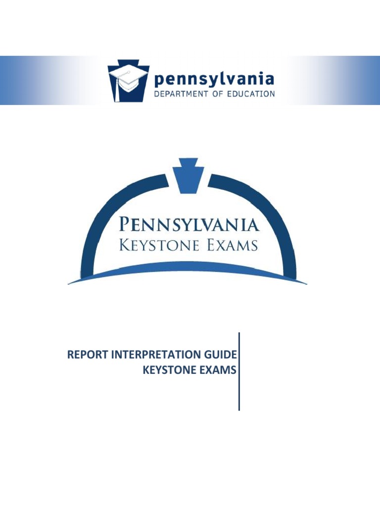 Keystone Exams Student Report Guide | PDF | Test (Assessment ...