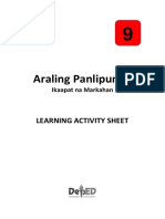Araling Panlipunan - 9 (4th Quarter) | PDF