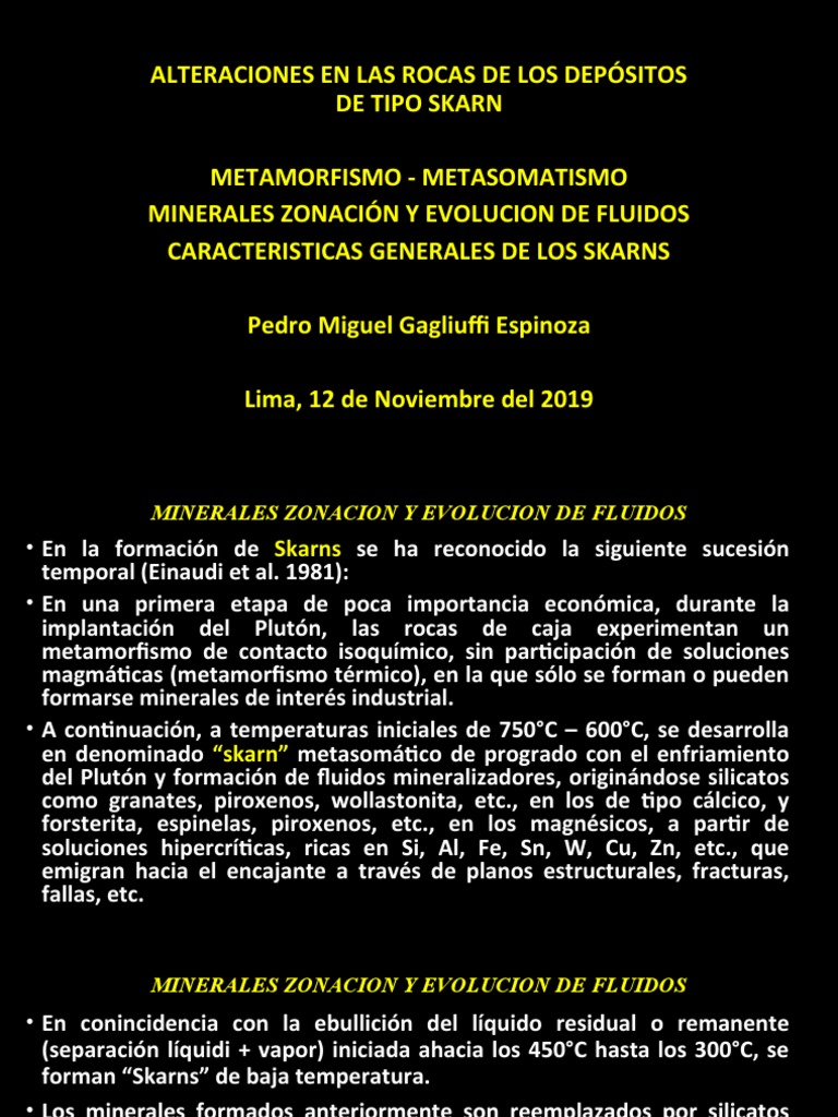 4b.METAMORFISMO Y METASOMATISMO - CARACTERÍSTICAS GENERALES DE LOS ...