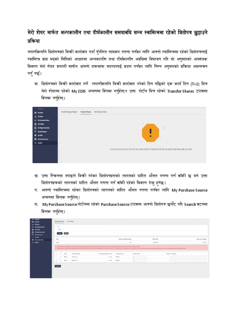 Meroshare Update | PDF